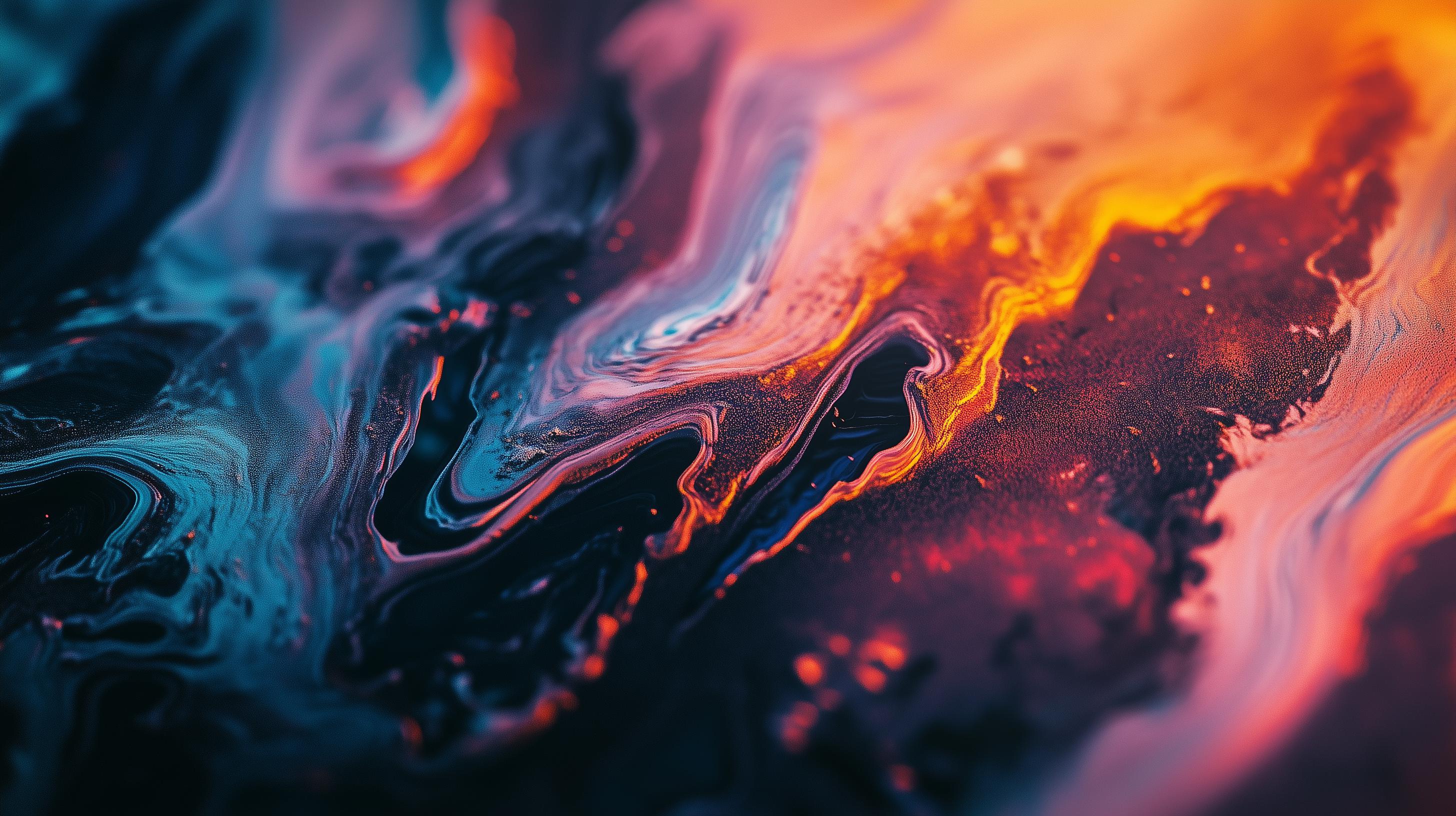 Liquid Refraction, Abstract Art, Background Image, Desktop Wallpaper ...