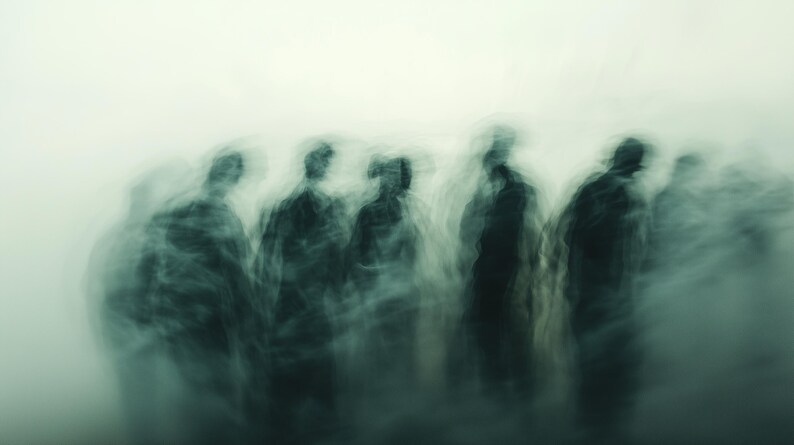 Ghostly Figures , Abstract Art, Background Image, Desktop Wallpaper ...