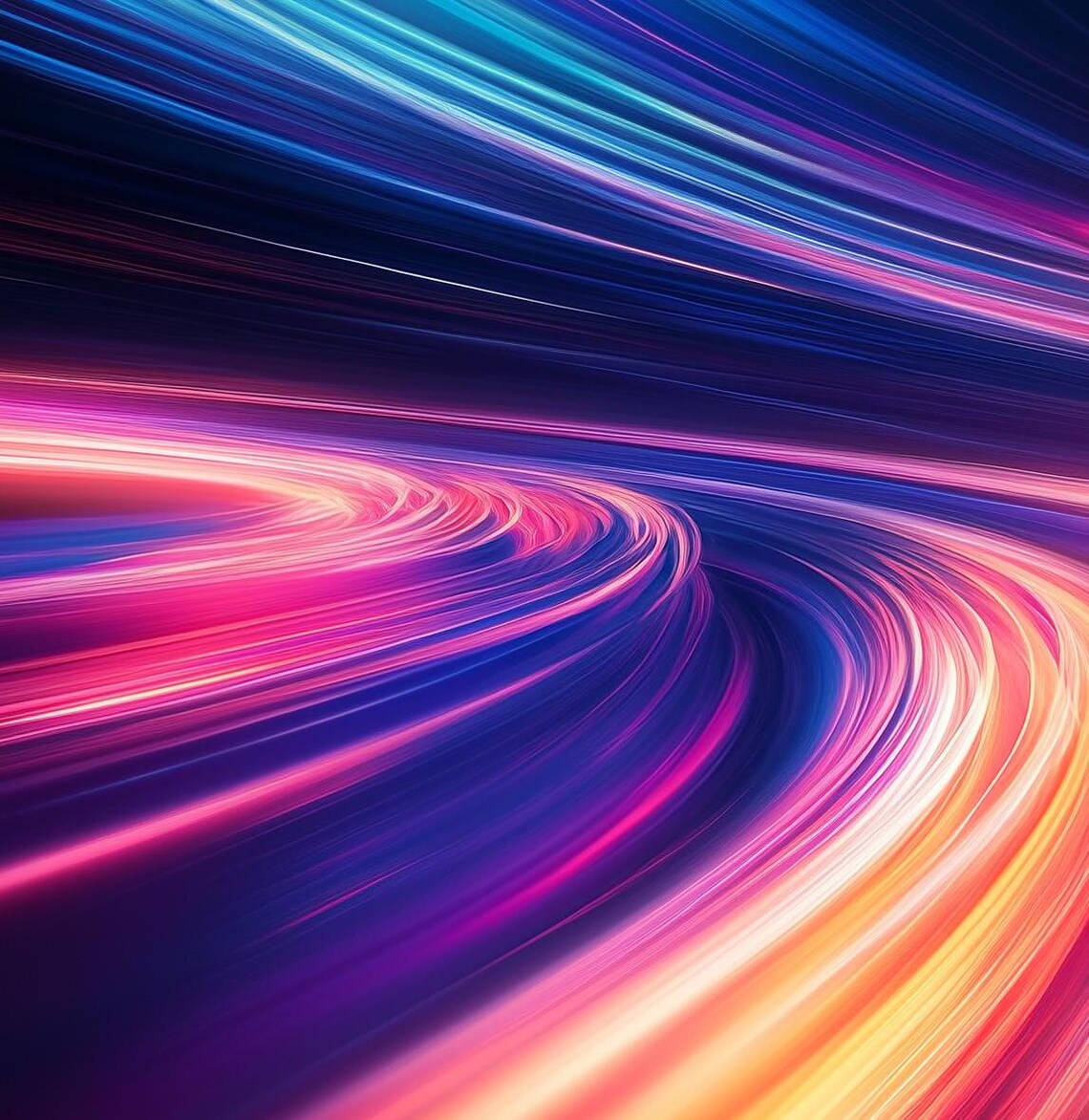 Neon Warp, Abstract Art, Background Image, Desktop Wallpaper, Phone ...