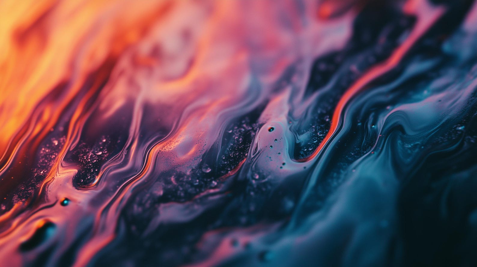 Liquid Refraction, Abstract Art, Background Image, Desktop Wallpaper ...