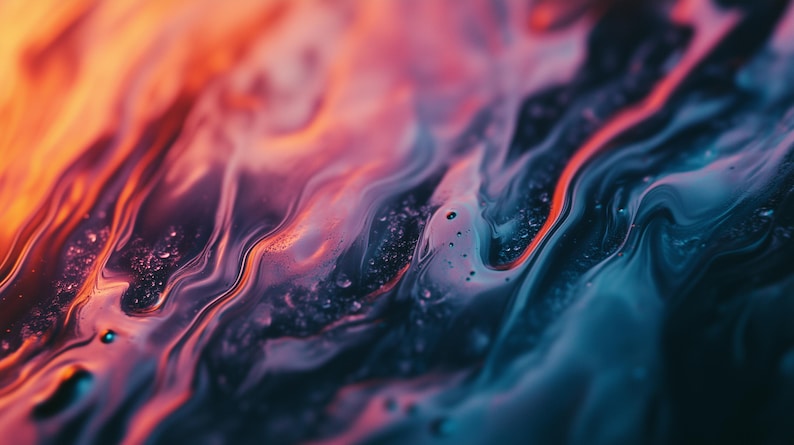 Liquid Refraction, Abstract Art, Background Image, Desktop Wallpaper ...