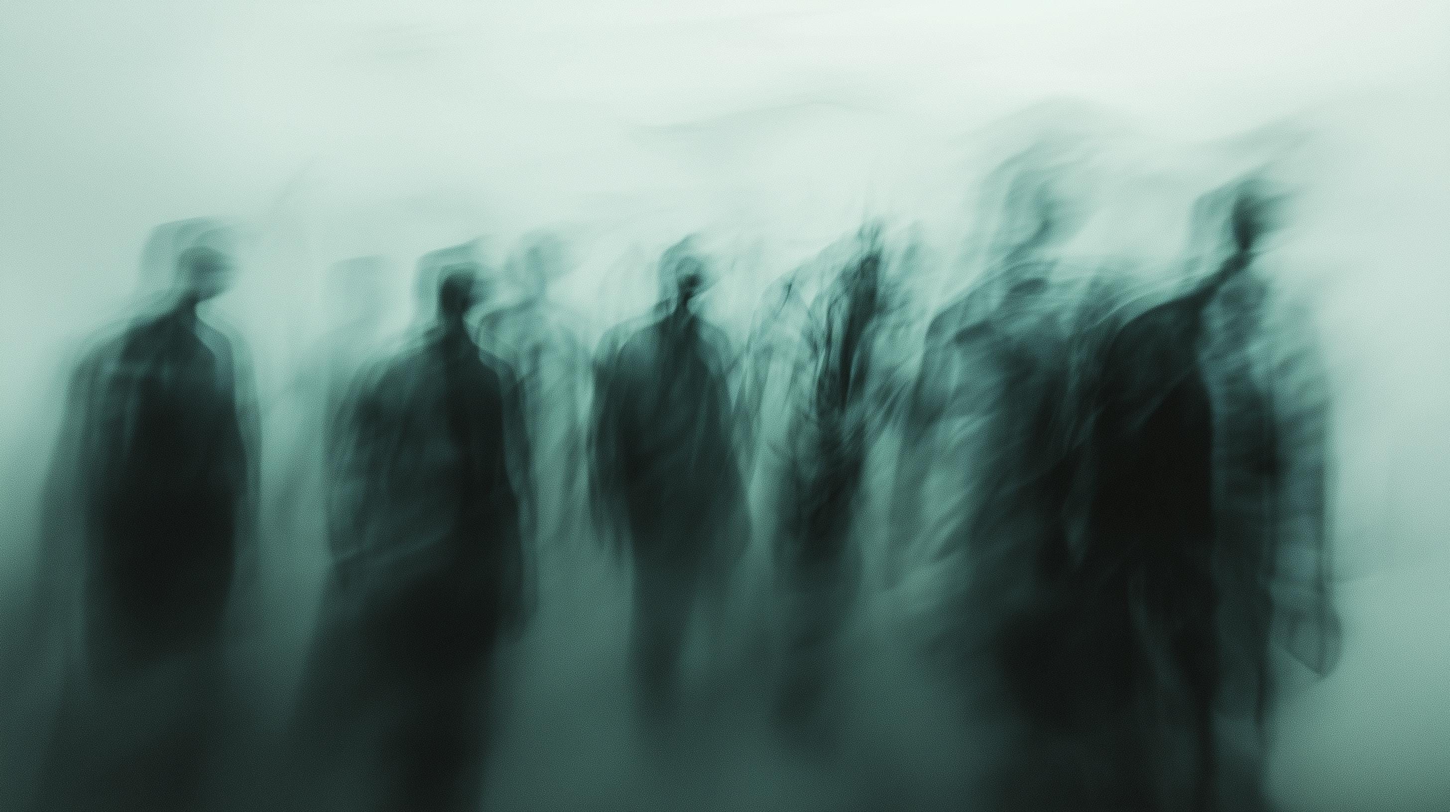 Ghostly Figures , Abstract Art, Background Image, Desktop Wallpaper ...