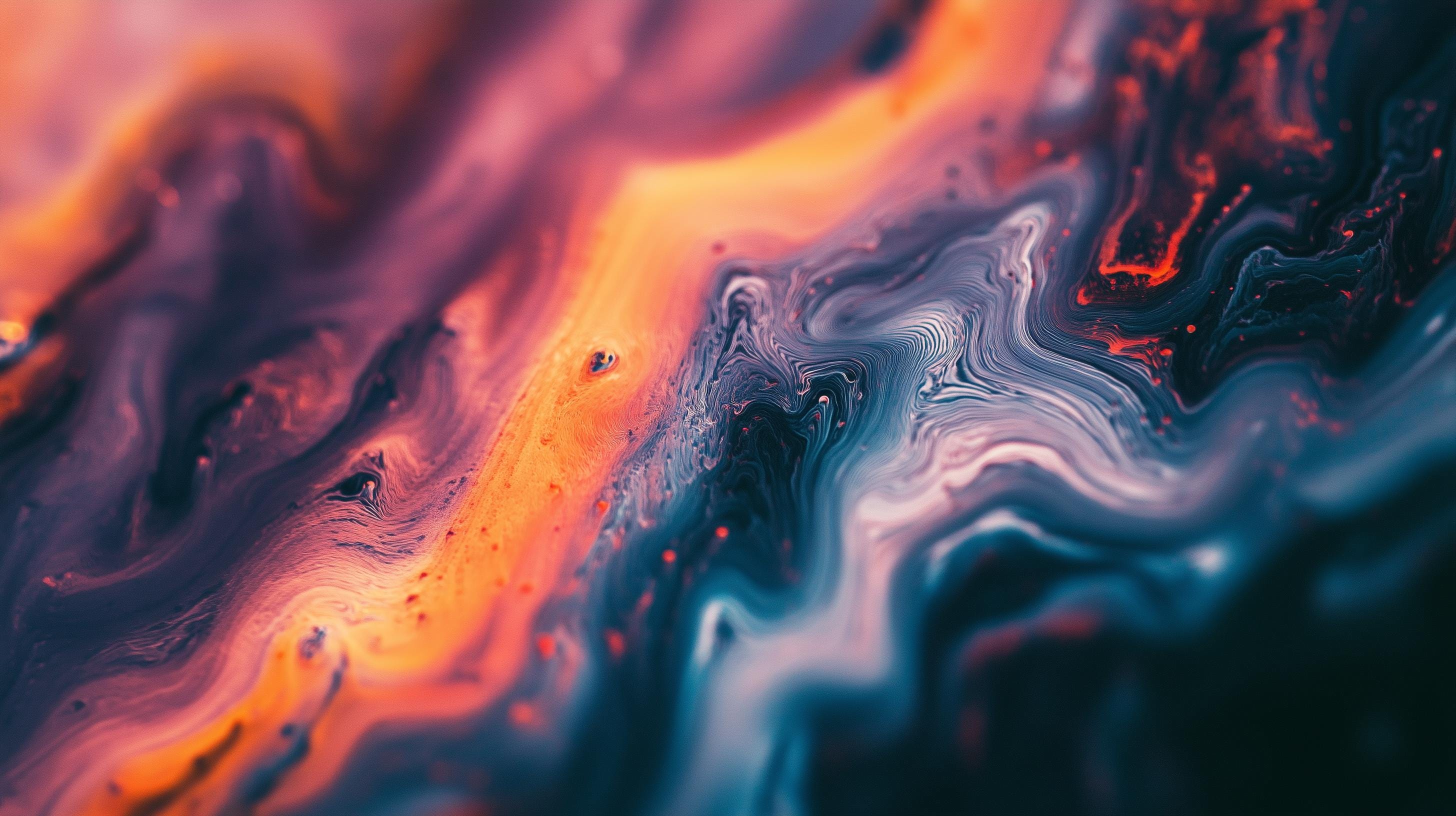 Liquid Refraction, Abstract Art, Background Image, Desktop Wallpaper ...