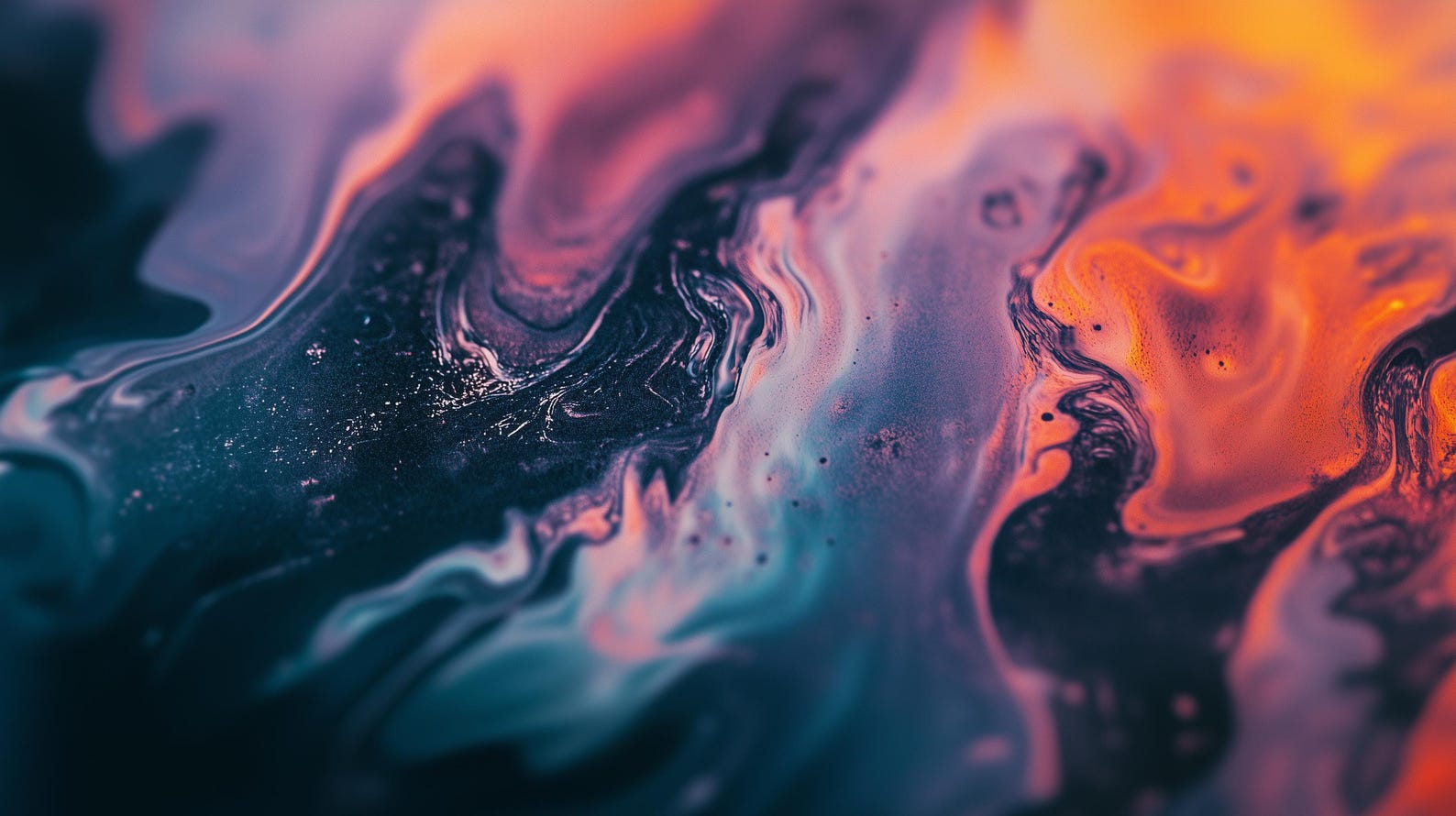 Liquid Refraction, Abstract Art, Background Image, Desktop Wallpaper ...