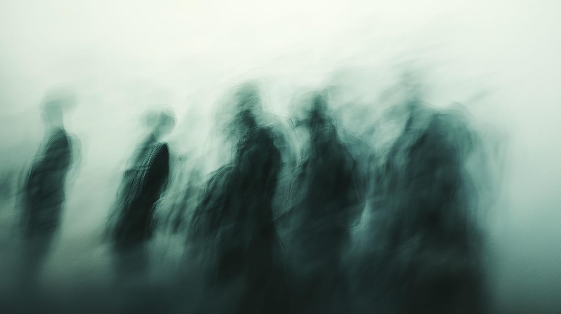 Ghostly Figures , Abstract Art, Background Image, Desktop Wallpaper ...