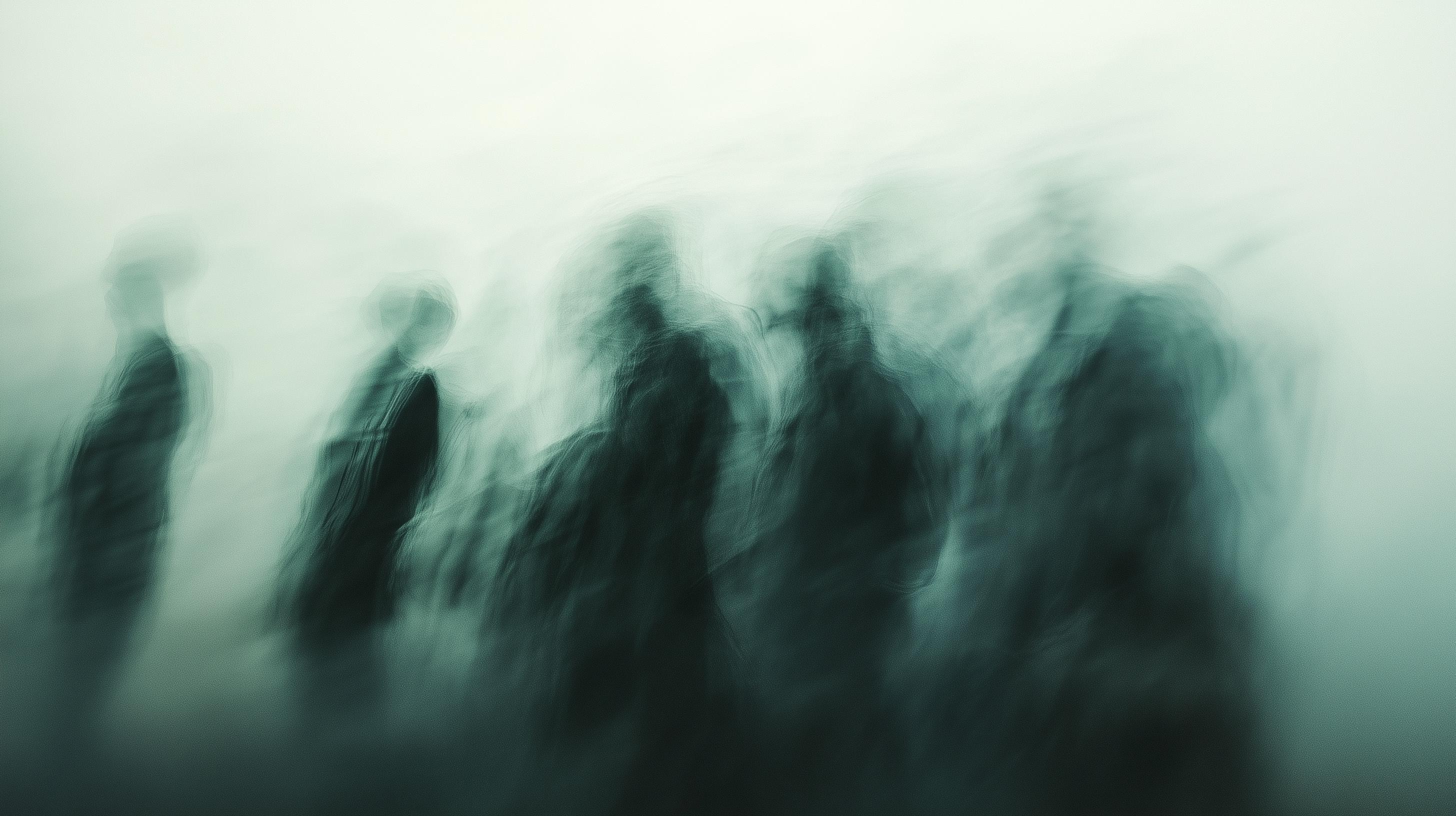 Ghostly Figures , Abstract Art, Background Image, Desktop Wallpaper ...