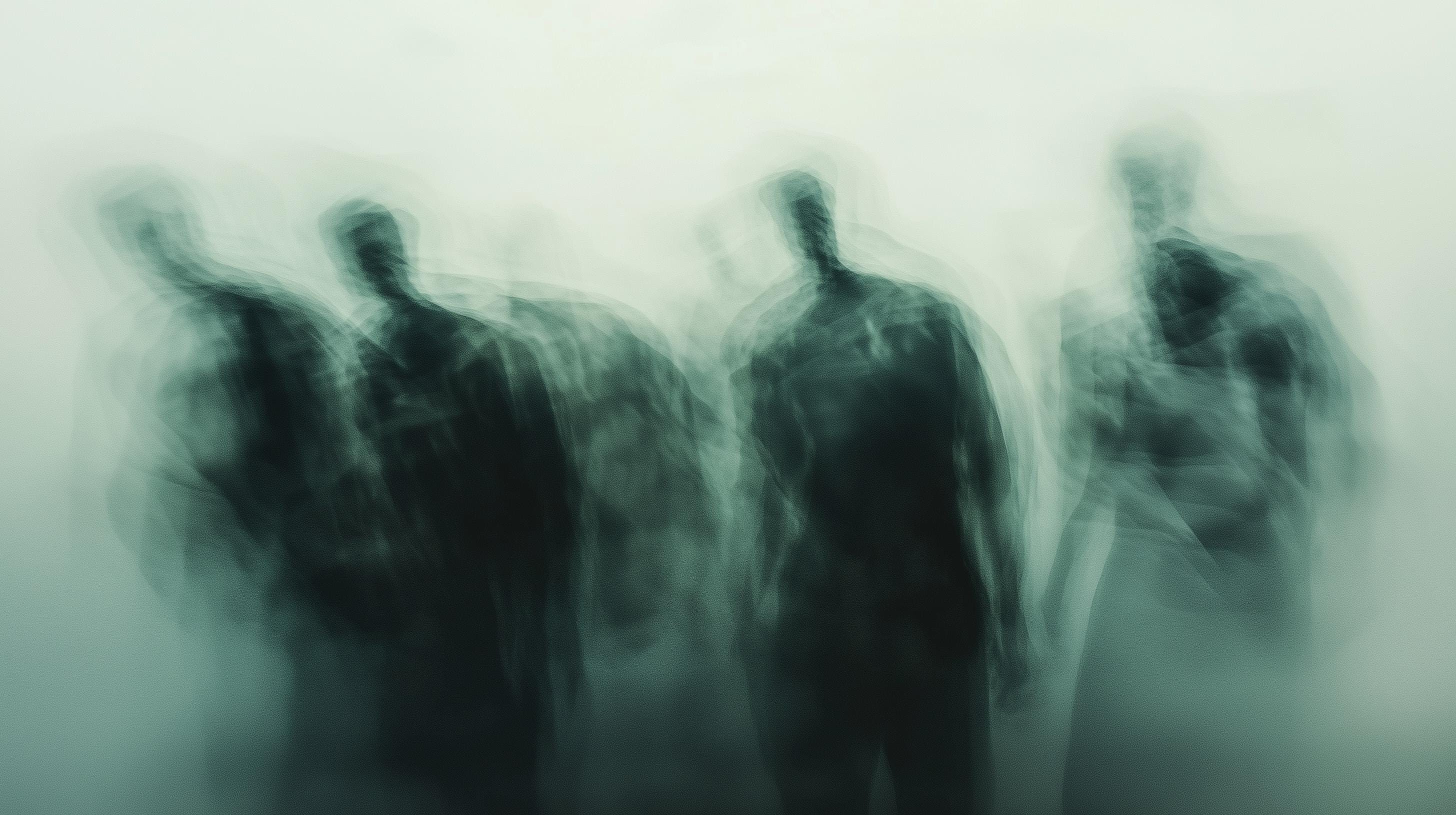 Ghostly Figures , Abstract Art, Background Image, Desktop Wallpaper ...