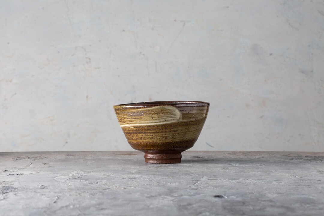 Matcha Chawan Hakeme Brush Stroke Chawan Tea Bowl With Artist Mark ...
