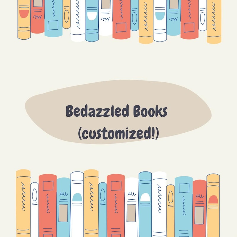 Bedazzled Books - Etsy