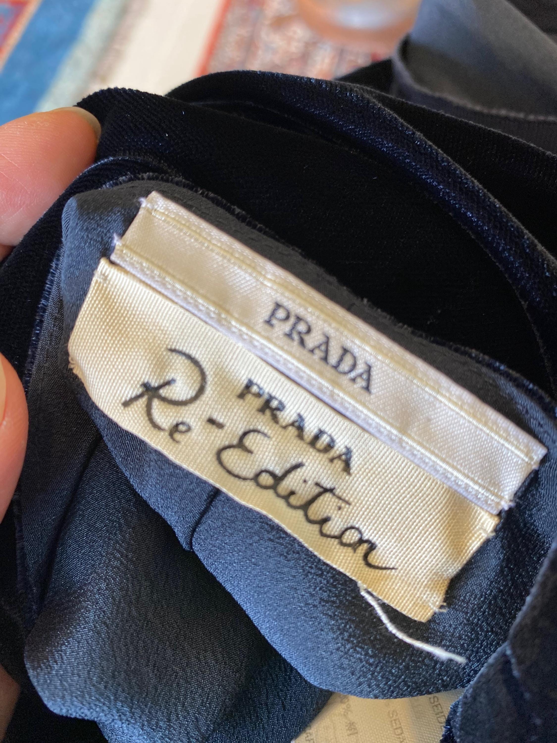 Luxurious Prada Blue Dress Reedition - Etsy