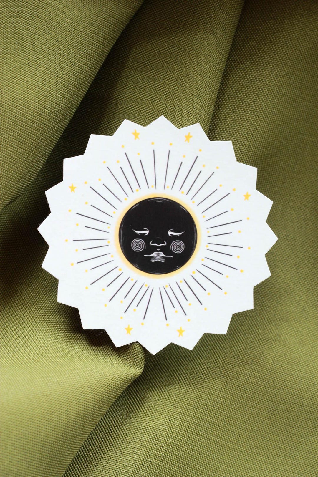 Solar Eclipse Die Cut Vinyl Sticker | Water Resistant Sticker ...