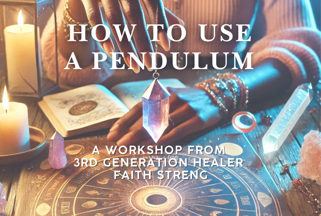 How to Use a Pendulum Workshop - Etsy