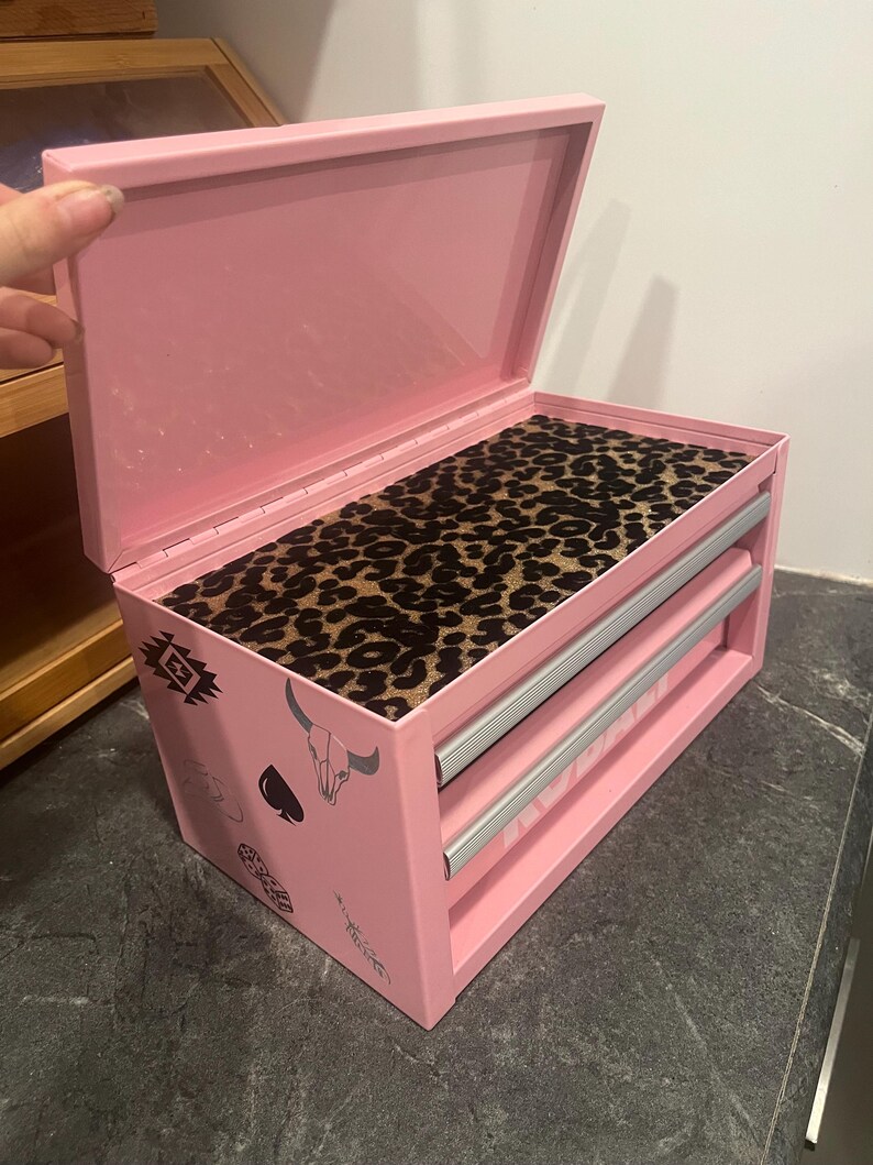 Kobalt Mini Tool Box Makeup Organizer/jewelry Box - Etsy