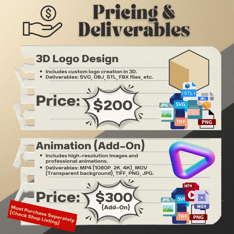 Custom 3D Logo Design, Animated Logo Service, Business Branding ...