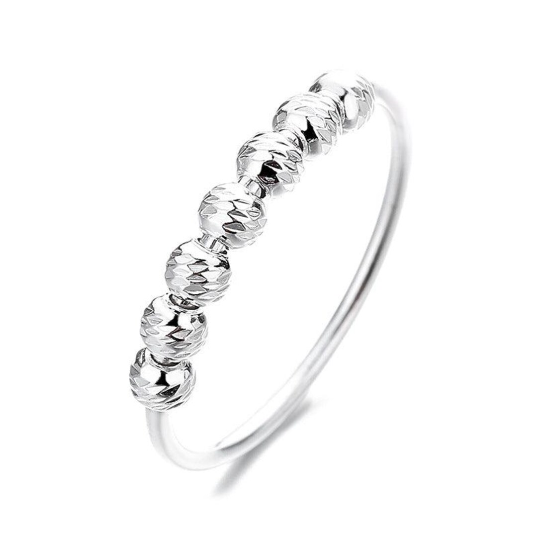AURA Beaded Sliding Fidget Ring | Worry Ring | Anxiety Ring | Wellness ...