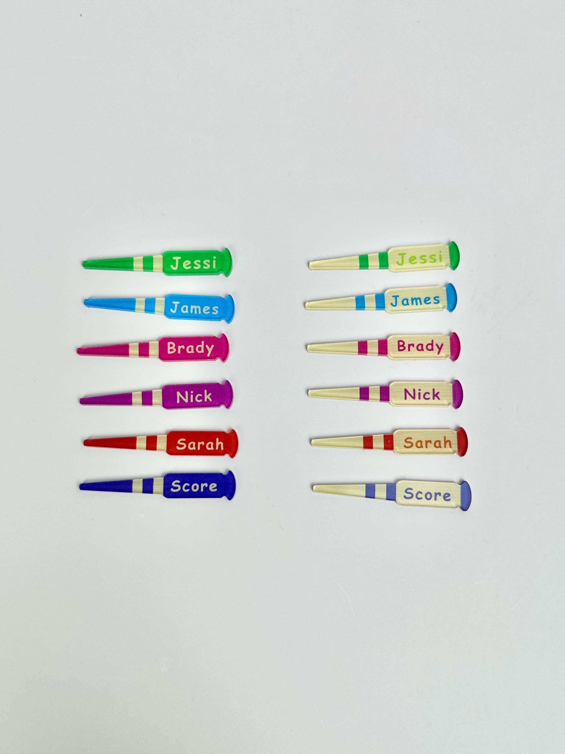 Set of 3 Personalized Name Cribbage Pegs, Custom Cribbage Pegs, Funny ...