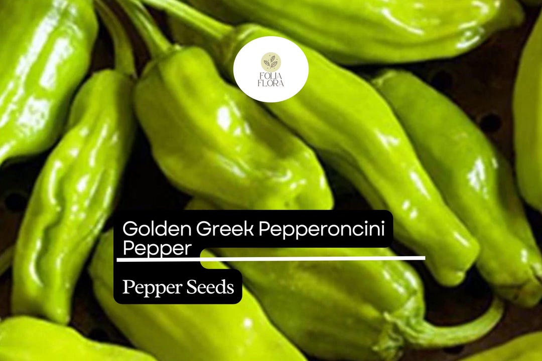 30 Seeds Golden Greek Pepperoncini – Mild Pepper, Capsicum Annuum - Etsy