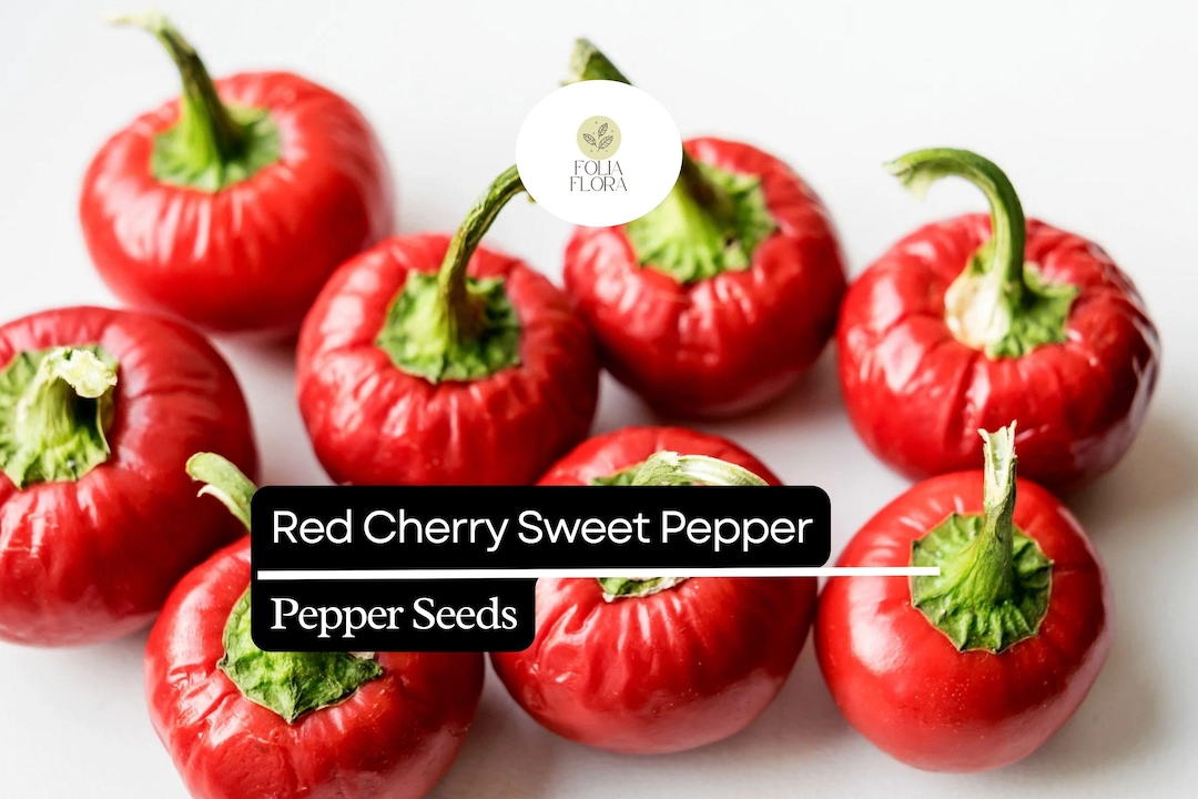 250mg Red Cherry Sweet Pepper Seeds Capsicum Annuum | Heirloom, Sweet ...