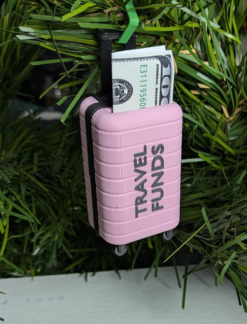 Travel Funds Money Gift Ornament/stocking Stuffer - Etsy