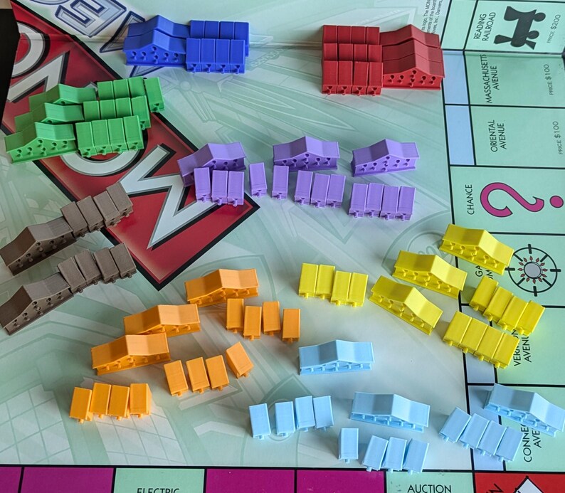 Custom Monopoly Houses/hotels BIRD HOUSE EDITION - Etsy