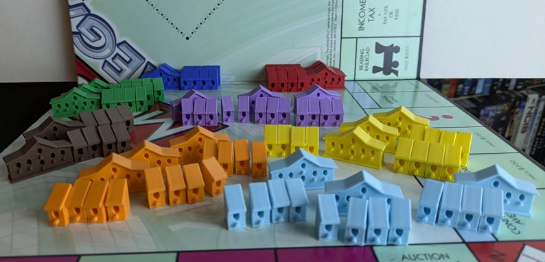 Custom Monopoly Houses/hotels BIRD HOUSE EDITION - Etsy