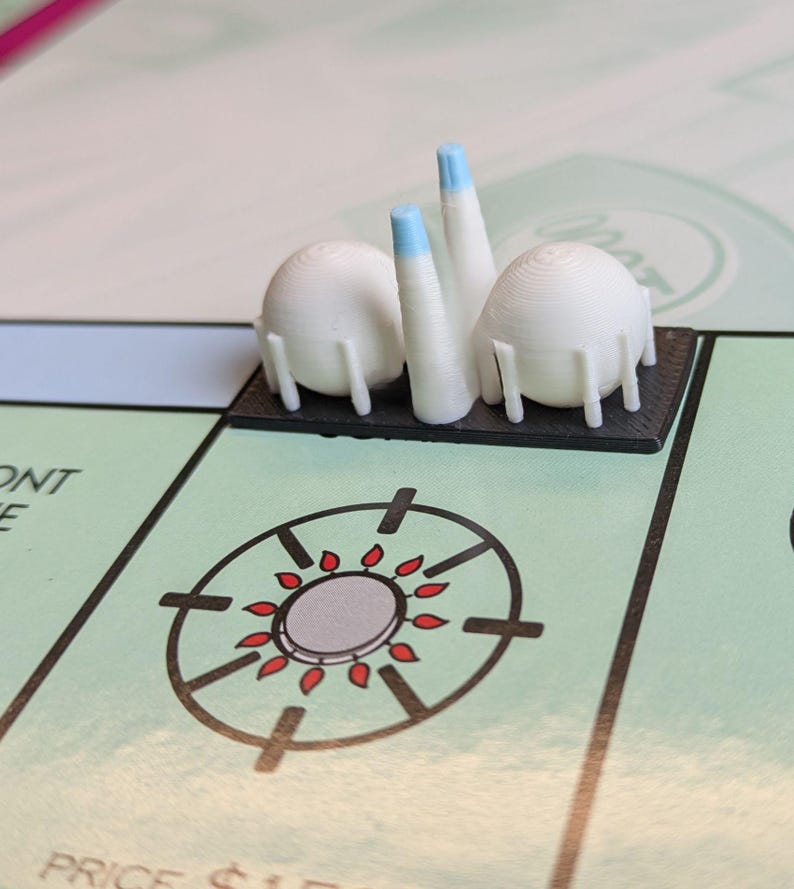 Custom Monopoly Utilities - 3D Printed PLA - Etsy