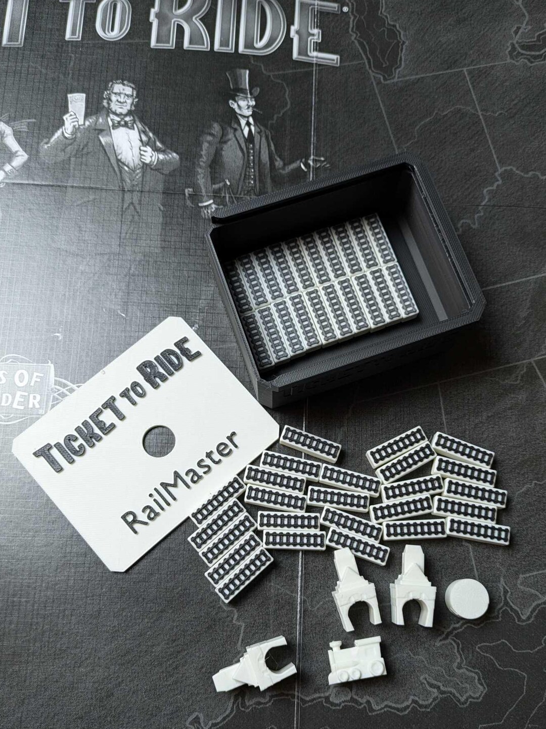 Custom Ticket to Ride/train Game Style Tokens - Personalize Your ...