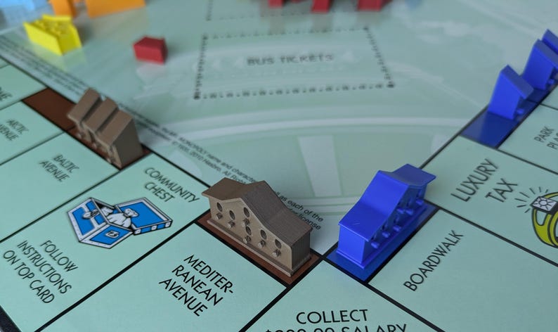 Custom Monopoly Houses/hotels BIRD HOUSE EDITION - Etsy