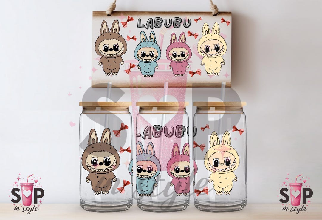 16oz Wrap - Labubu/png Digital Download, UVDTF - Etsy Canada