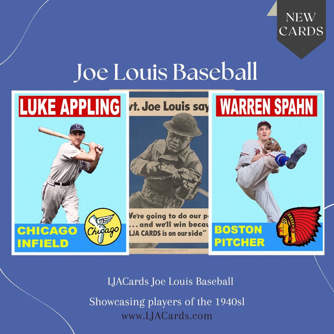 Ljacards Joe Louis Baseball "ww2 Era Stars" ACEO Cards - Etsy