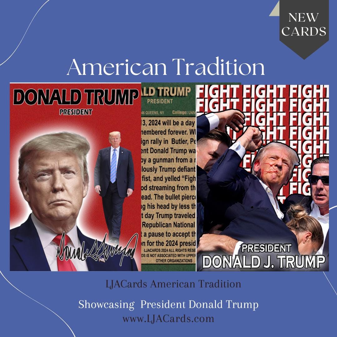 Ljacards american Tradition Donald Trump ACEO Cards - Etsy