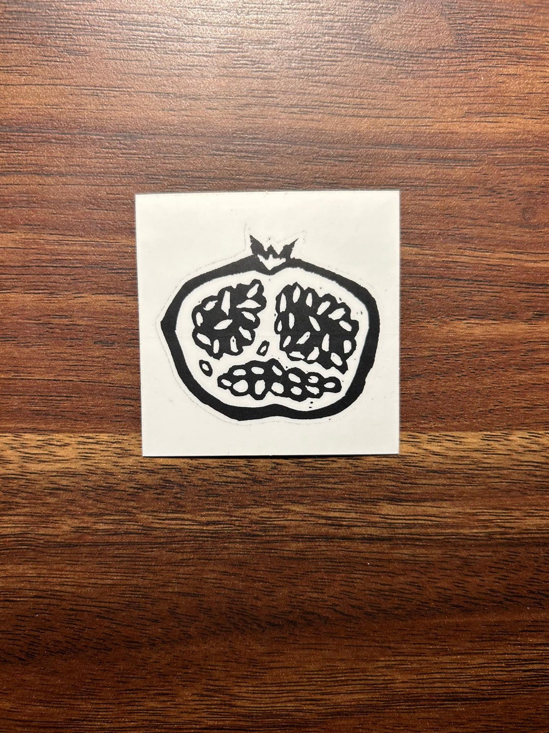Linocut Stickers Matte - Etsy