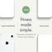 Sage Green Fitness Planner: Workout, Meal & Hydration Tracker (digital ...