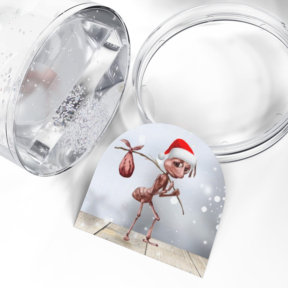 Funny Ant Snow Globe: Meme Stocking Stuffer Desk Ornament - Etsy