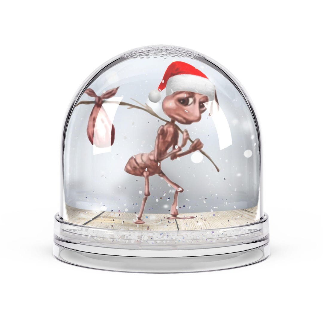 Funny Ant Snow Globe: Meme Stocking Stuffer Desk Ornament - Etsy