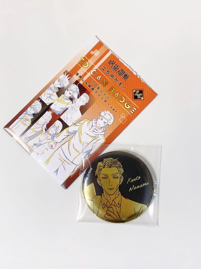 Jujutsu Kaisen Official Merchandise Can Badge Kento Nanami Collection ...