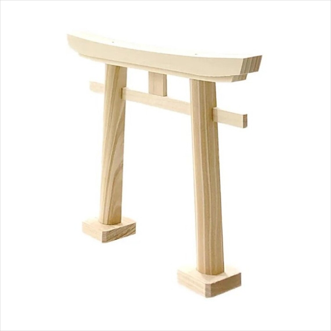 Japanese Handmade Shinto Torii Gate Shrine, Natural Wood Traditional ...