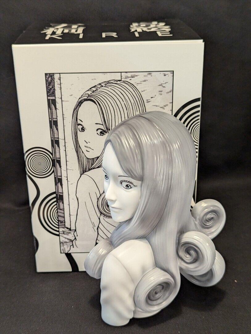 Uzumaki Goshima Kirie Soft Vinyl Bust Figure Junji Ito Black & White 18" SOFUBI UNBOX INDUSTRIES ...