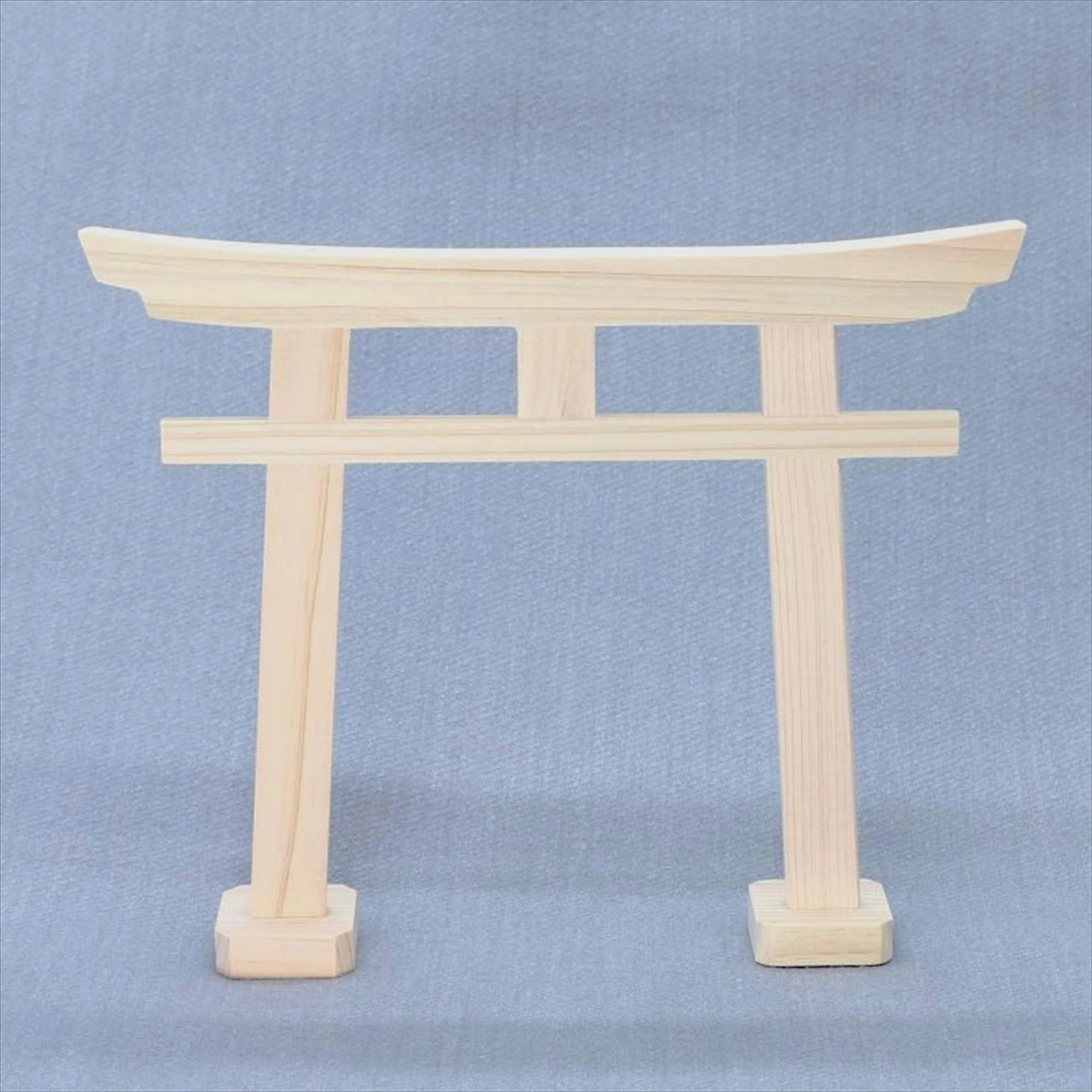 Japanese Handmade Shinto Torii Gate Shrine, Natural Wood Traditional ...