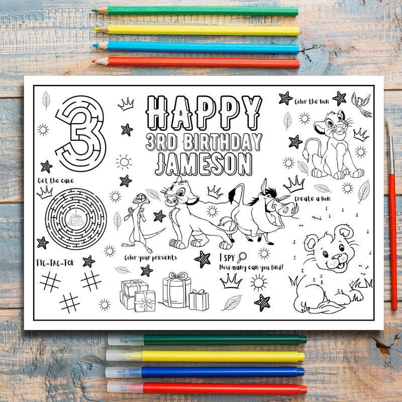 Lion King Party - Etsy