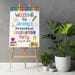 Preschool Graduation Party Decor Welcome Sign Editable Canva Template ...