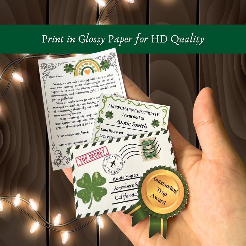 Editable Leprechaun Letter Template: St Patrick's Day Activity (instant ...