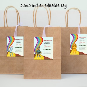 Wizard of Oz Teacher Appreciation Week Flyer Bundle (editable Canva ...