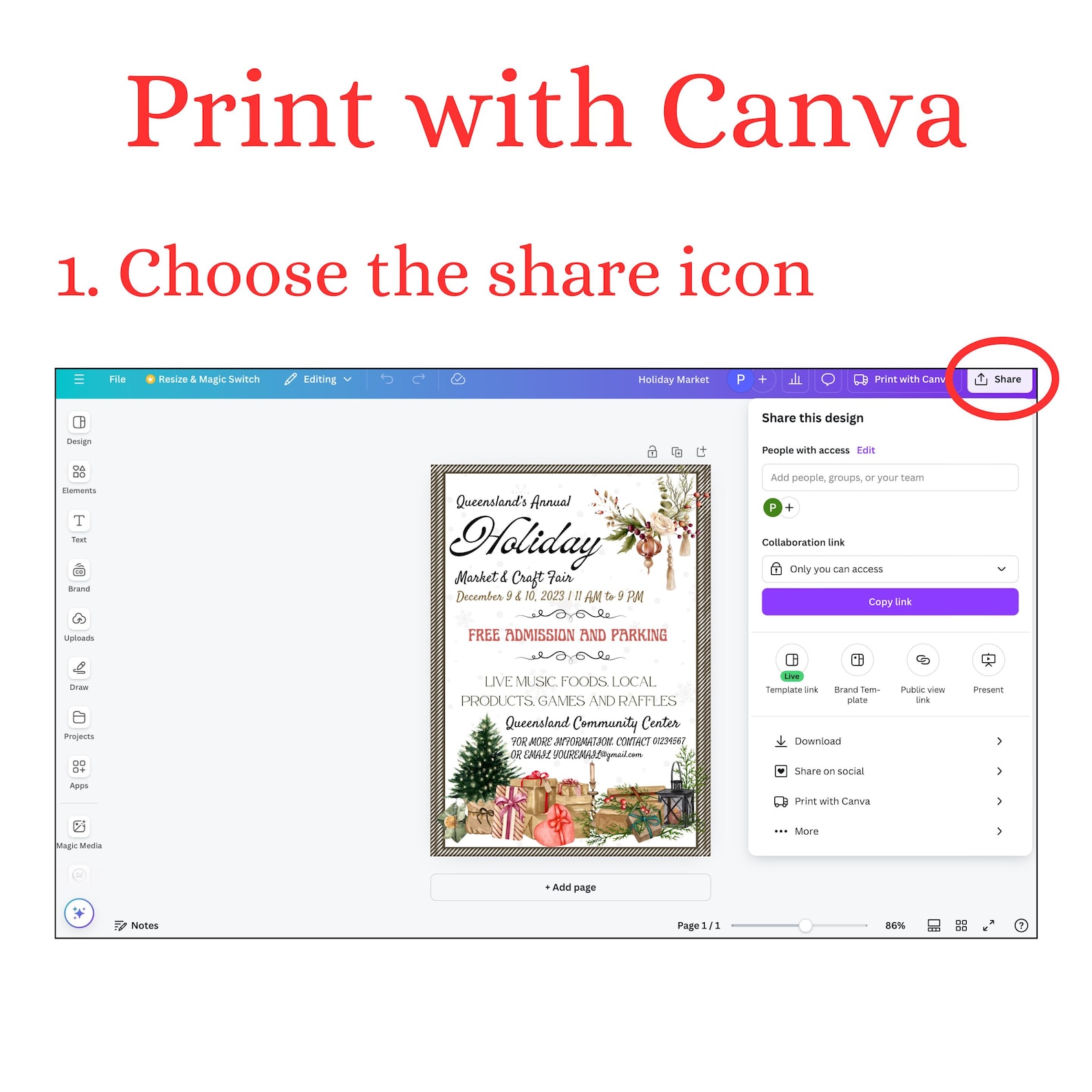 Preschool Graduation Invitation & Program Template: Editable Canva ...