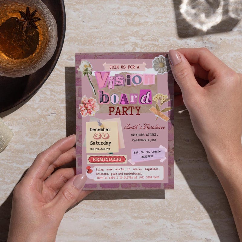 Vision Board Party - Etsy