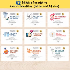 Nursing Awards Funny Superlative Award Nurse Medical Employee Fun ...