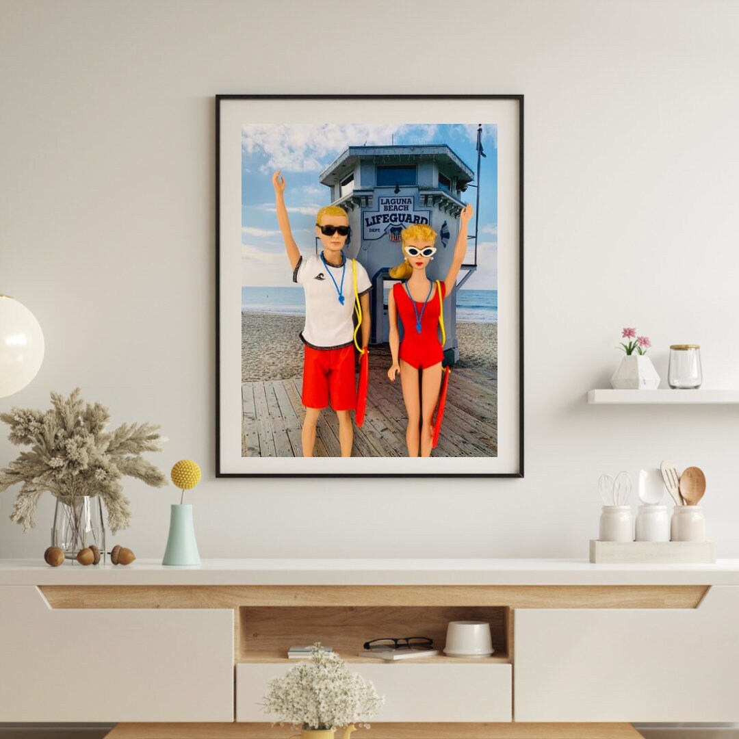 Vintage Ponytail Barbie Lifeguard Fine Art Photograph - Etsy