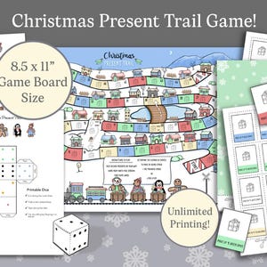 Printable Christmas Board Game | Digital Downloads | Christmas ...