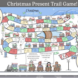 Printable Christmas Board Game | Digital Downloads | Christmas ...