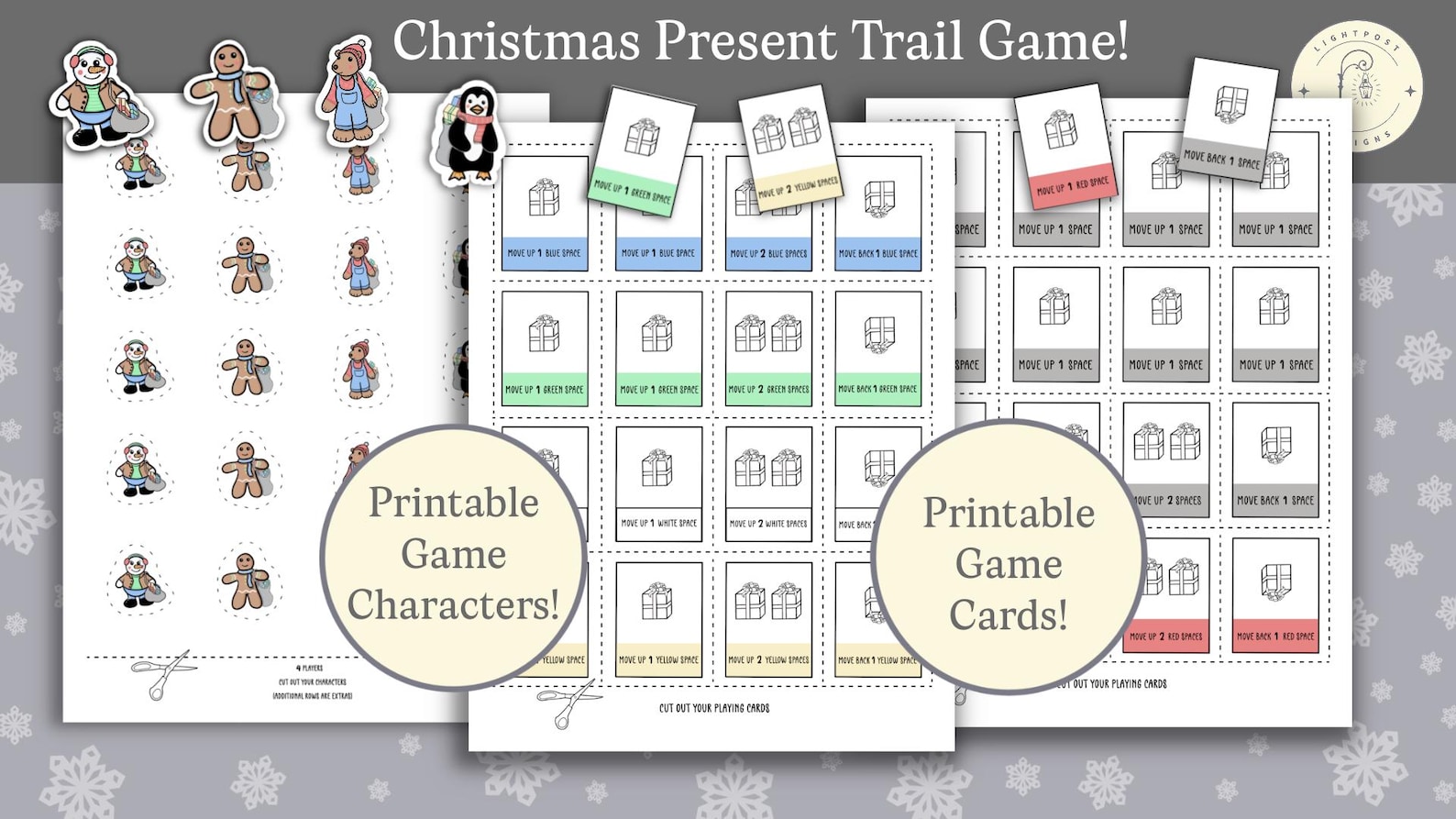 Printable Christmas Board Game | Digital Downloads | Christmas ...